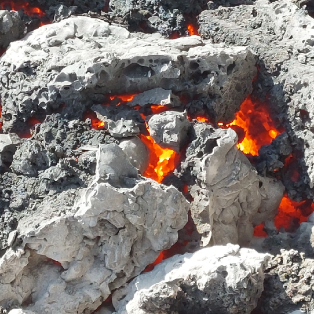 White steel aggregate